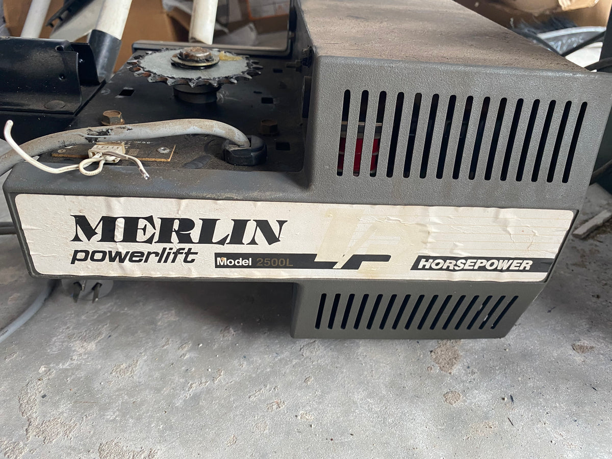 merlin powerlift 2500L garage door opener motor used – LOCKMATIC