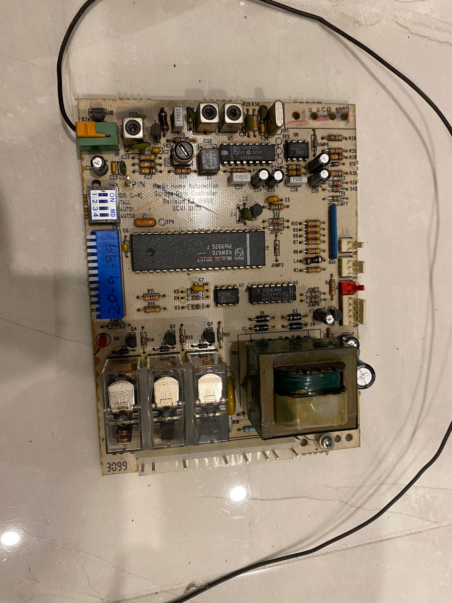 merlin roller door opener merlin M-430R control board main board used ...